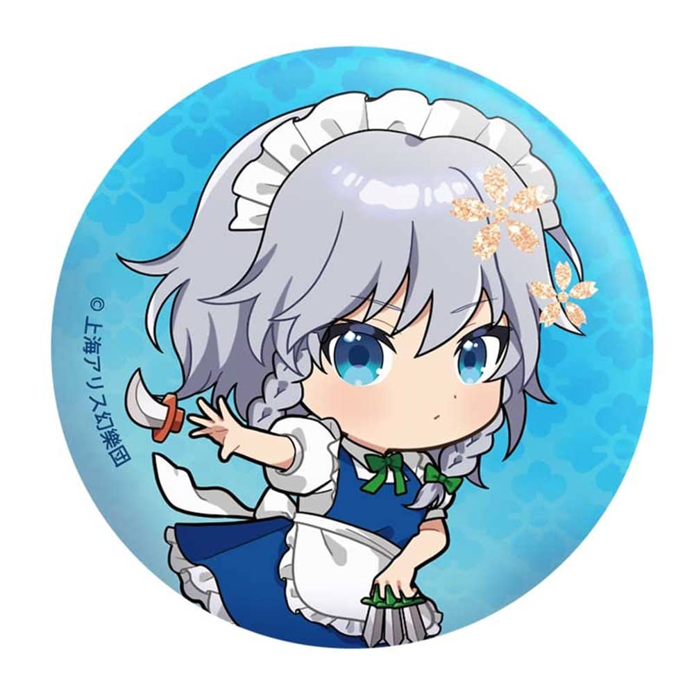 [New] Touhou Project Can Badge (Sakuya) / Axel Graphic Works Release D ...
